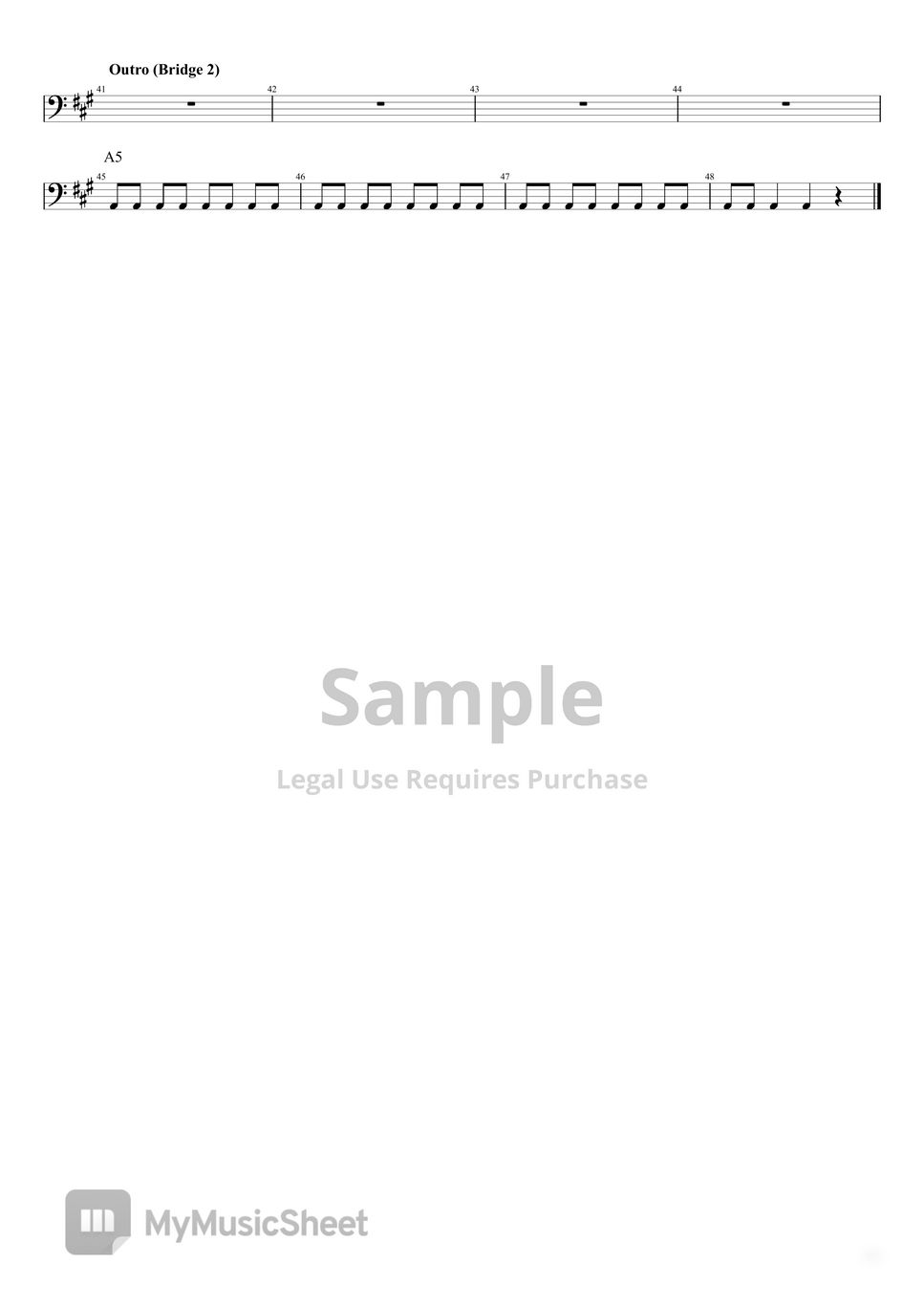 The Ramones - Blitzkrieg bop Sheets by Massimiliano Gentilini