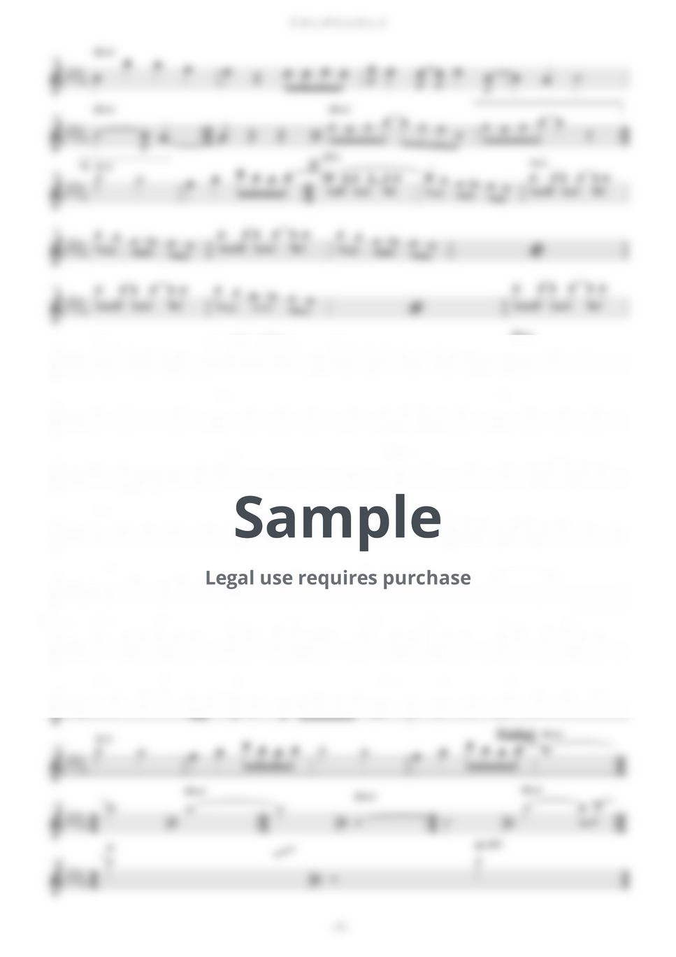 SICK HACK - Watashi Dake Yuurei (Bocchi the Rock! / in Bb) Sheet Music ...