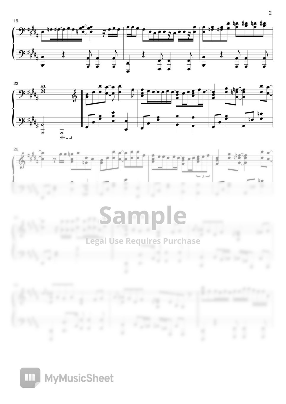 King Gnu - Prayer X 악보 by THETA PIANO