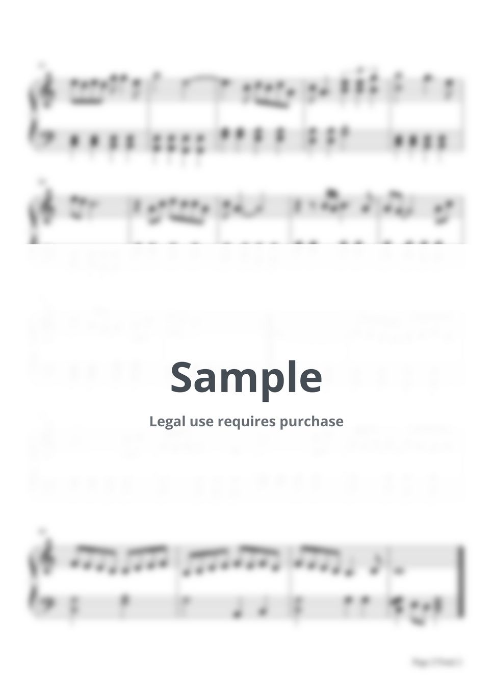 Procol Harum - A Whiter Shade of Pale (C调简单版-苍白的浅影) Sheet Music by ...