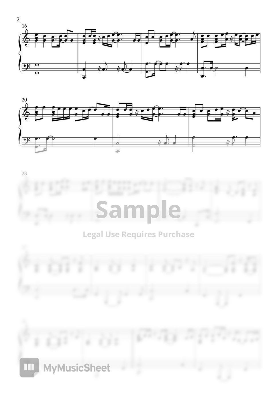 Mr. 2 - White Winter Sheet Music by Mark Piano