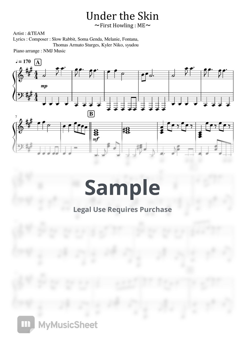 &TEAM - Under The Skin Sheets by NMJ Music