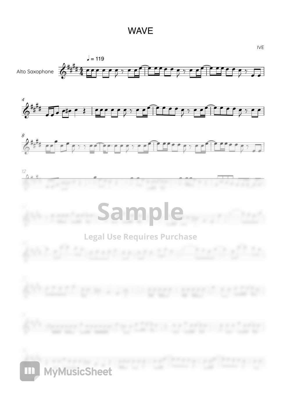 IVE - WAVE Sheets by JL