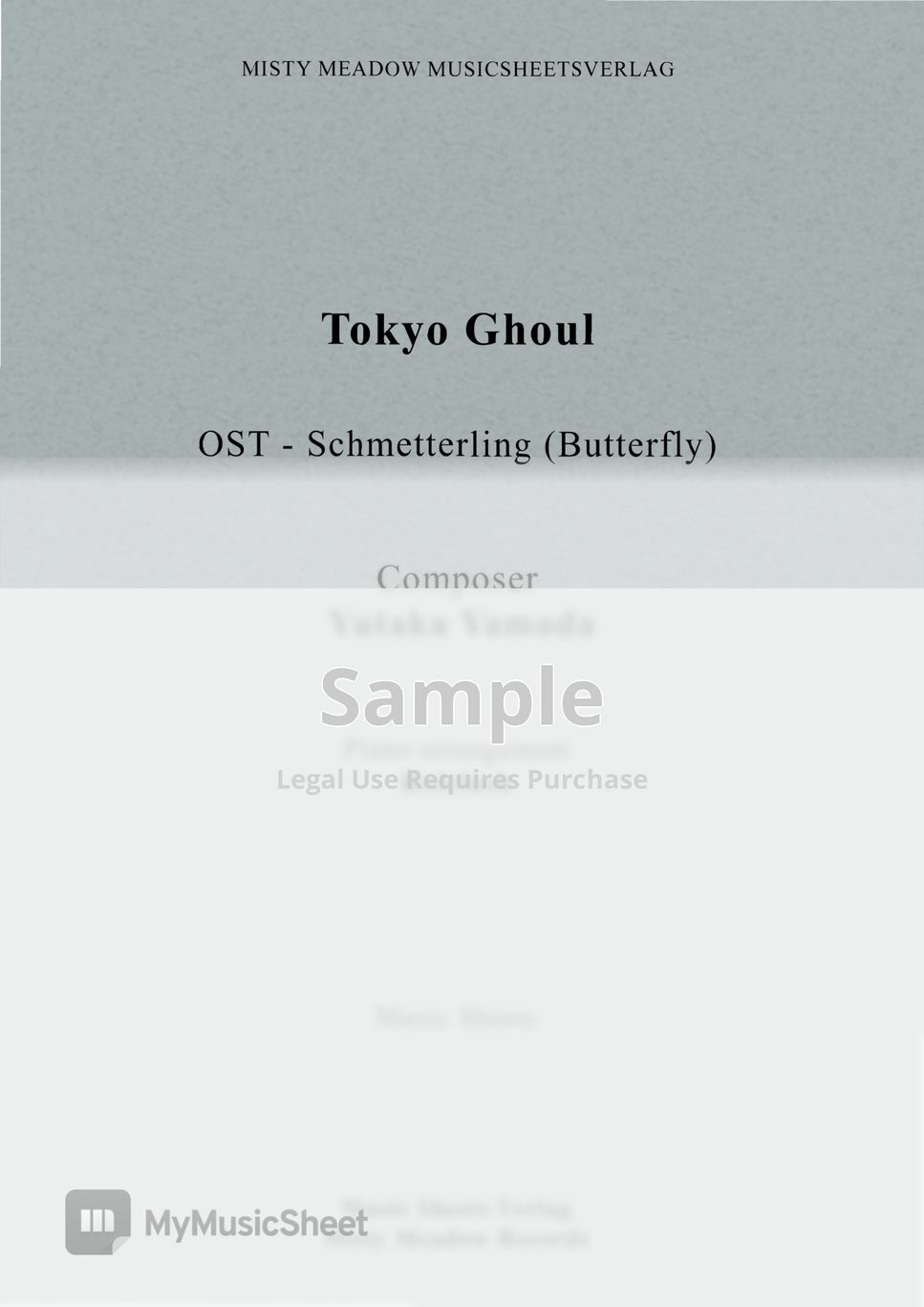 Yutaka Yamada - Tokyo Ghoul: Re OST - Schmetterling (Butterfly ...