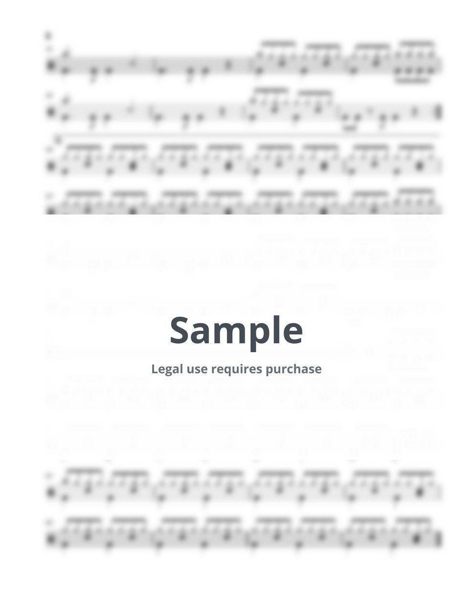 The Weeknd - Save Your Tears (Drum) Sheet Music by Jack