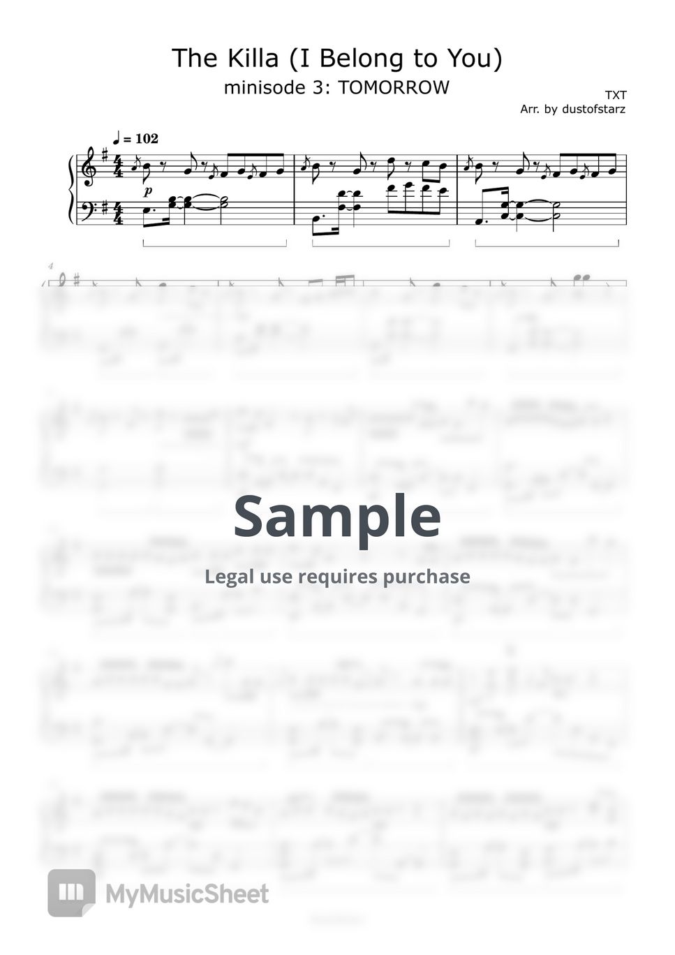 TXT - The Killa Sheets by dustofstarz