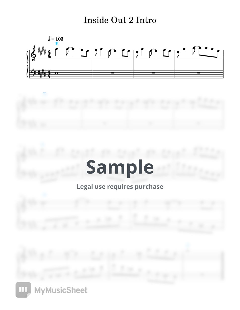 Andrea Datzman - Inside Out 2 Intro (Simple version with lyrics and ...