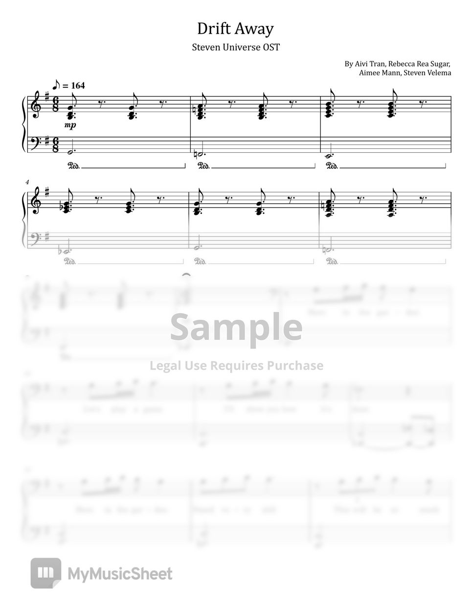 Aivi Tran, Rebecca Rea Sugar, Aimee Mann, Steven Velema - Drift Away (Steven Universe OST - For ...
