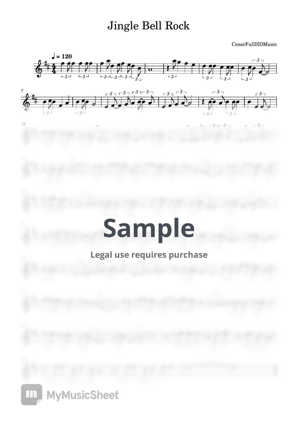 Bobby Helms - Jingle Bell Rock Sheet Music