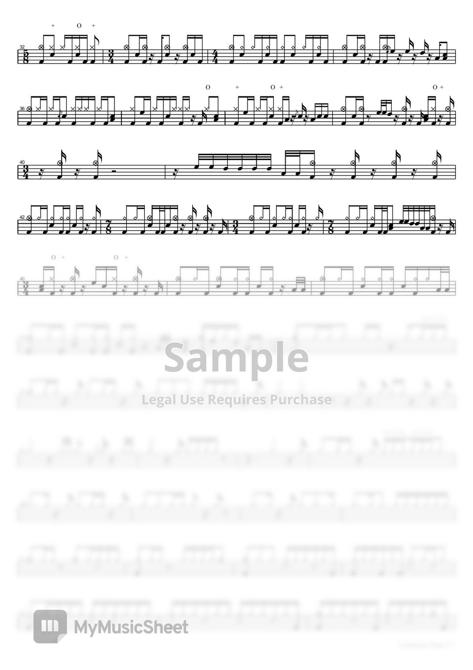 TSquare - Landscape Sheet Music by COPYDRUM