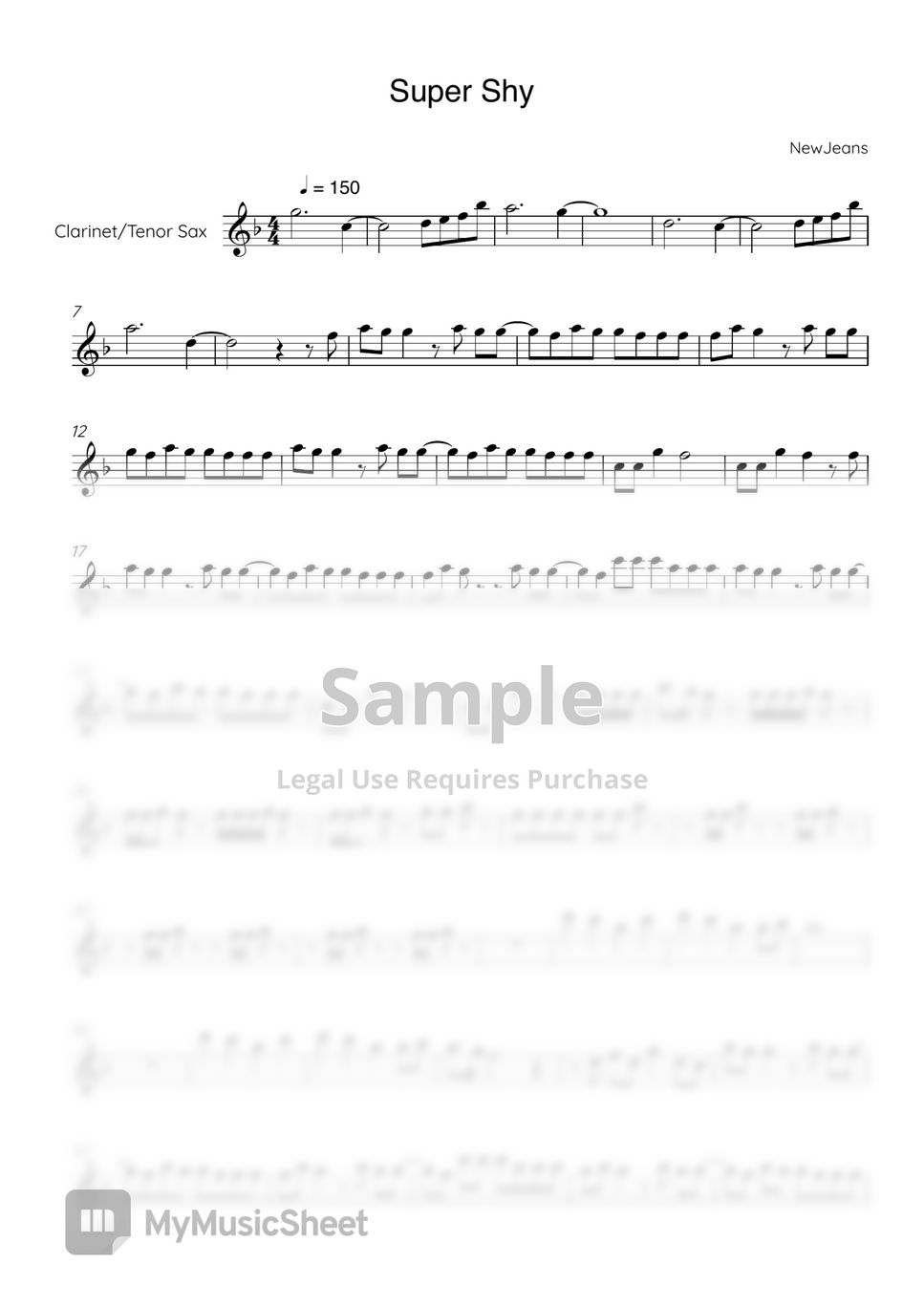 NewJeans - Super Shy Sheets by JL