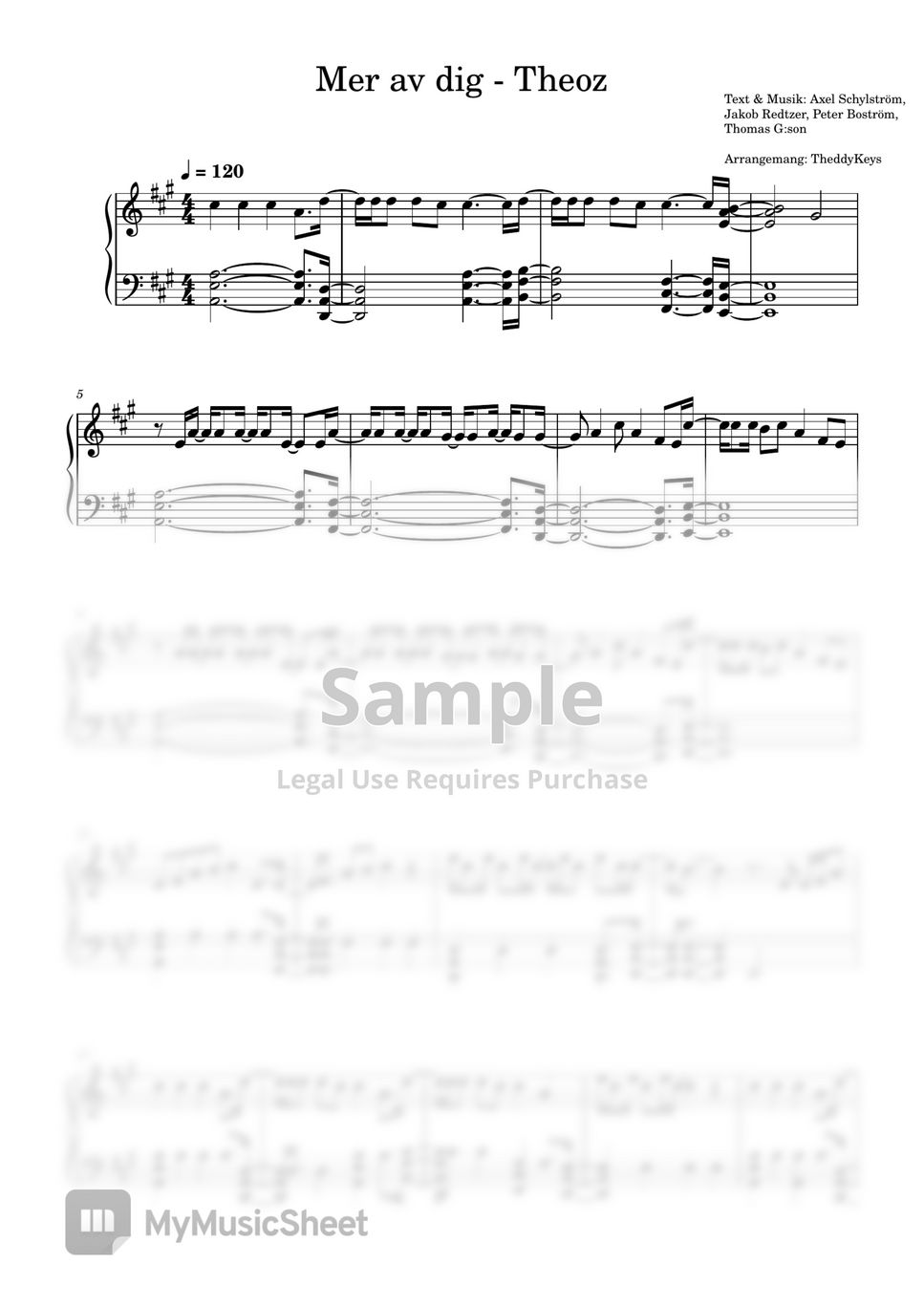 Theoz - Mer av dig Hoja by TheddyKeys