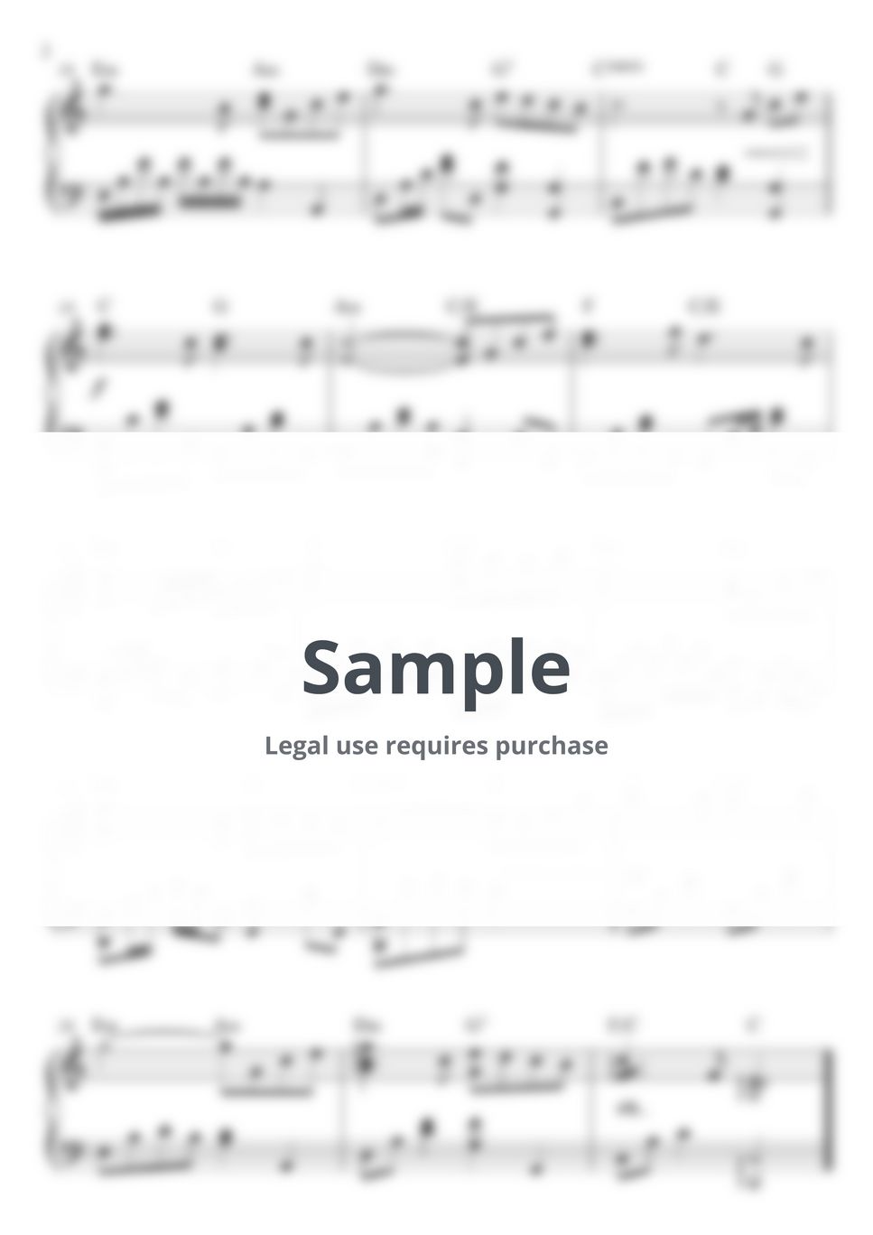 周杰倫 Jay Chou - Wedding Song Sheets by LouisLiao