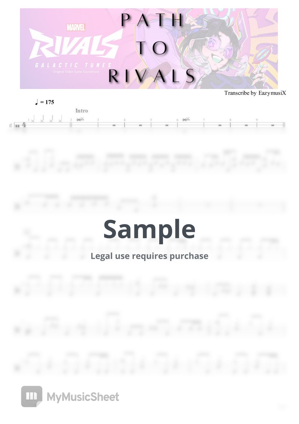 Marvel Rivals - Path to Rivals Sheet Music by EazymusiX