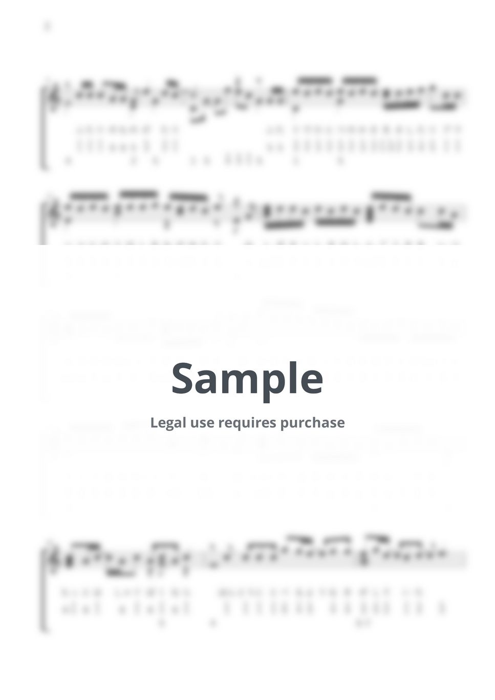 Saucy Dog - Itsuka / 17 keys Kalimba Tab / Number Notation Sheets by ...