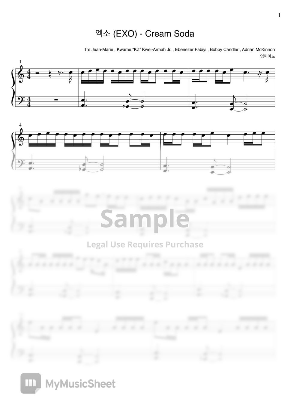 EXO - Cream Soda Sheets by umpiano