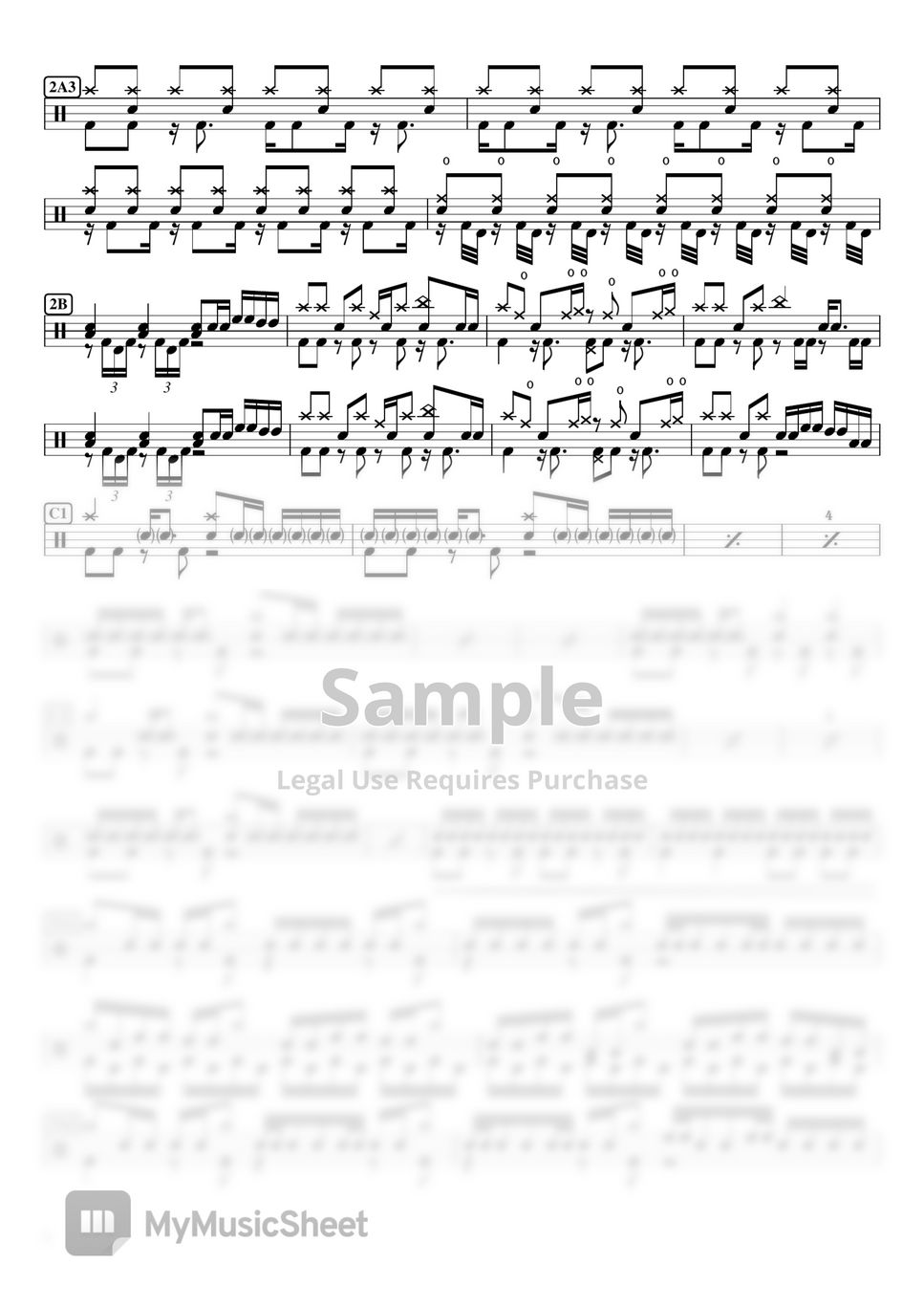 Avenged Sevenfold - Bat Country Sheets by DrummerFrank