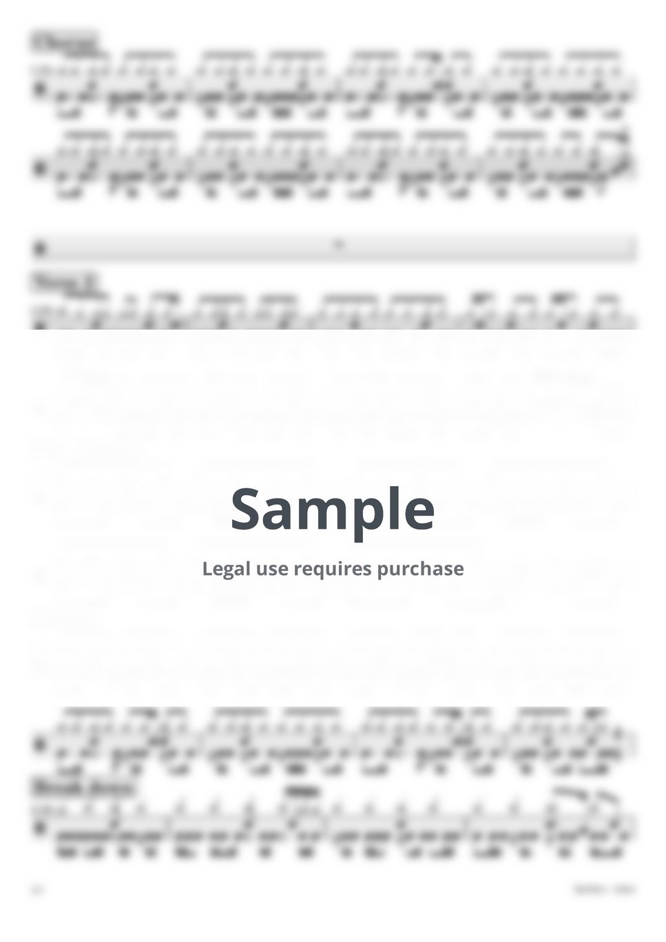 Spiritbox - Jaded Sheet Music by Herry Lo Drums