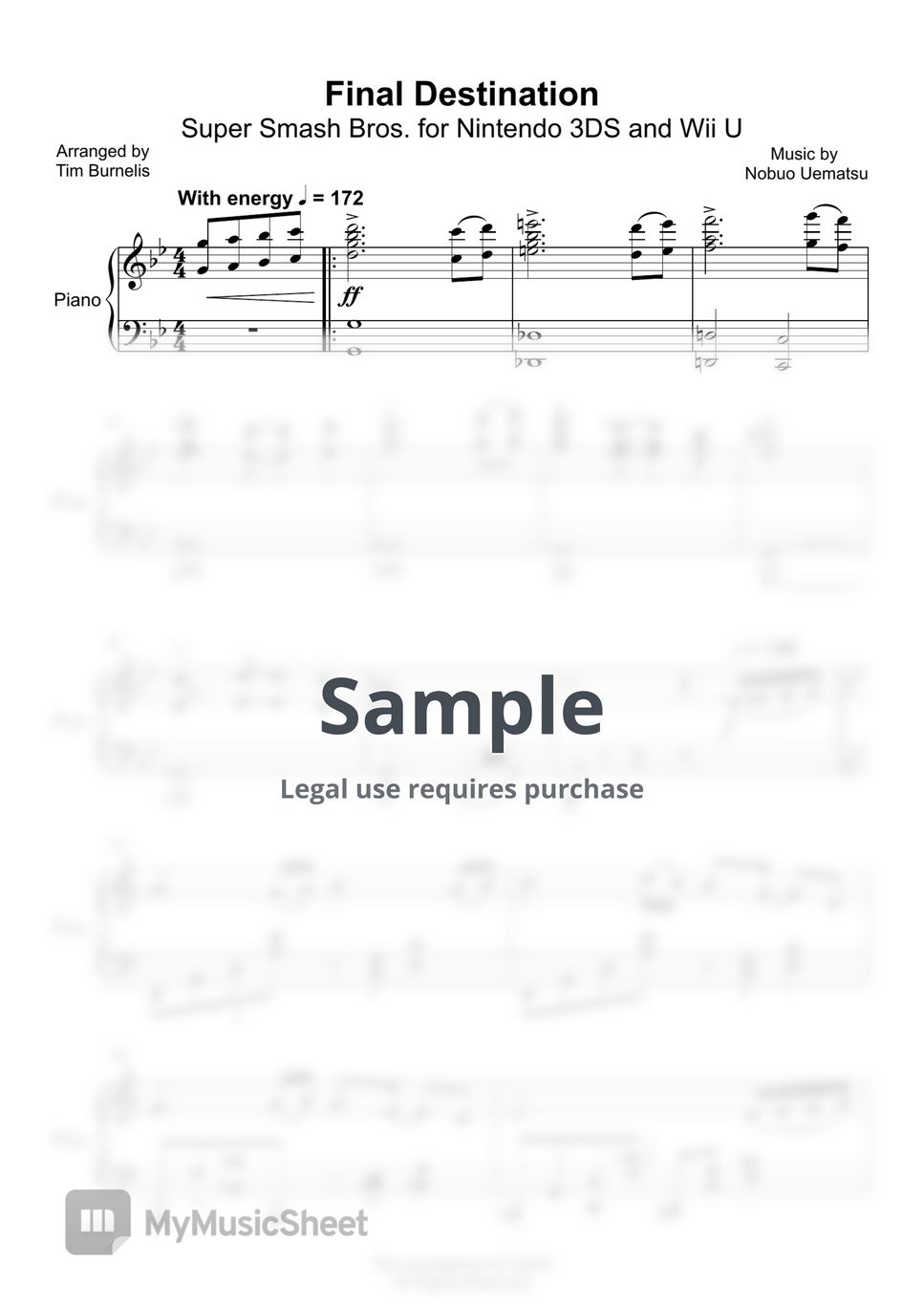 Super Smash Bros. for Nintendo 3DS and Wii U - Final Destination Sheets ...