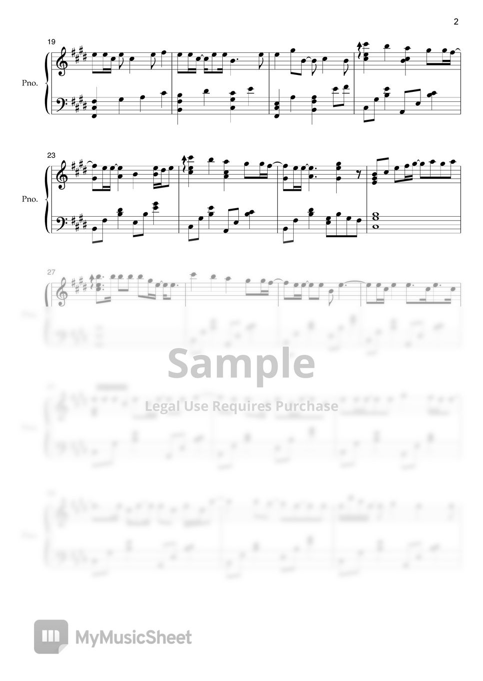 BTS - DYNAMITE 악보 by BrittenSsem