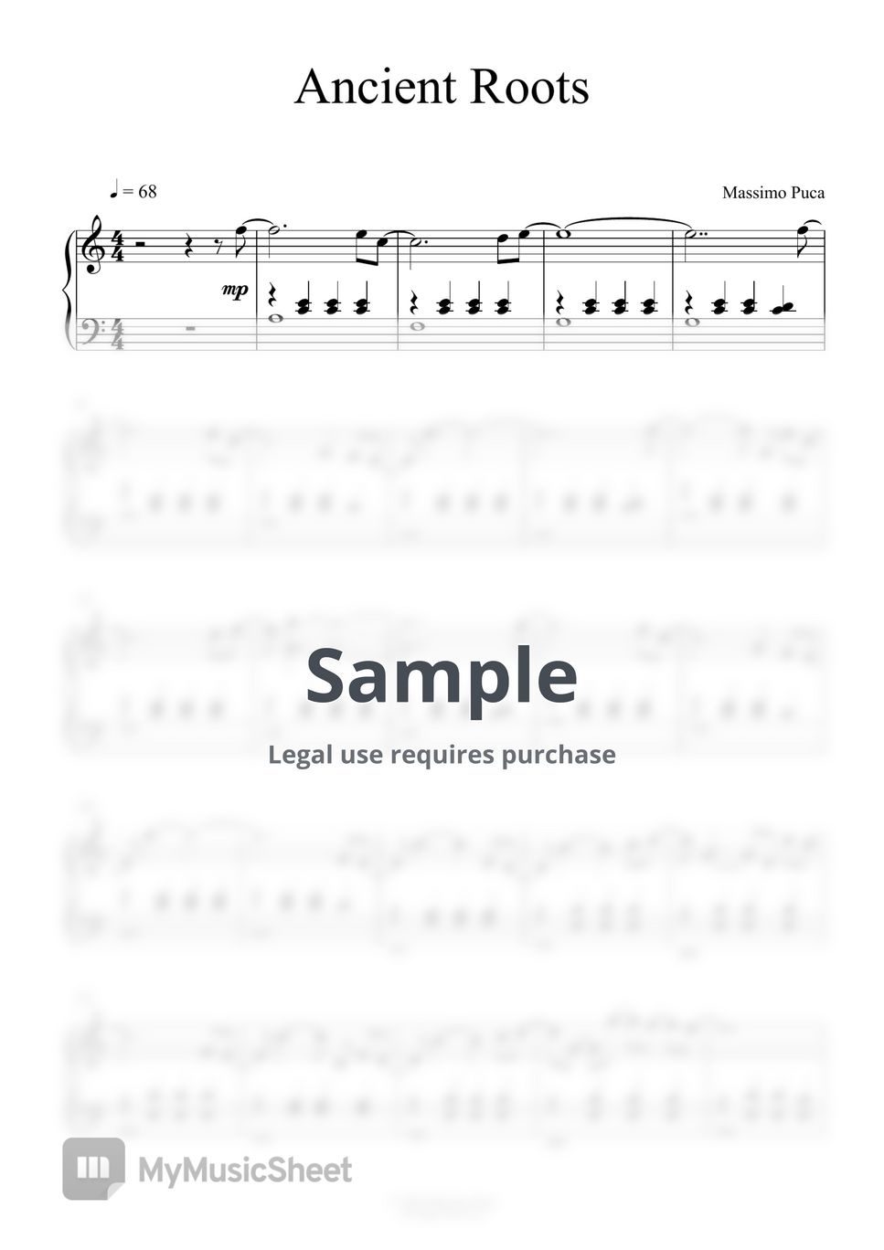 Massimo Puca - Ancient Roots Sheets