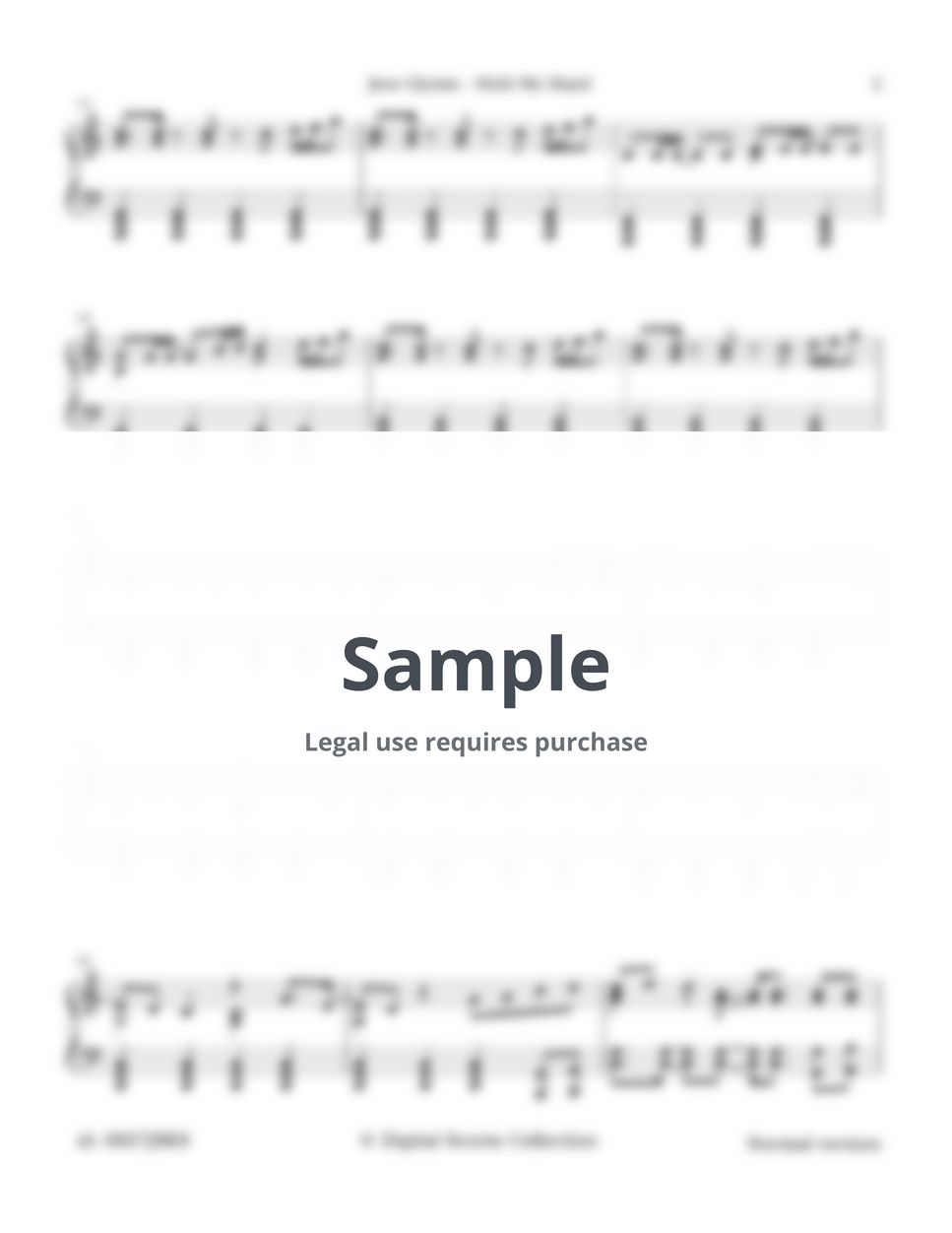 Jess Glynne - Hold My Hand Sheets by Digital Scores Collection