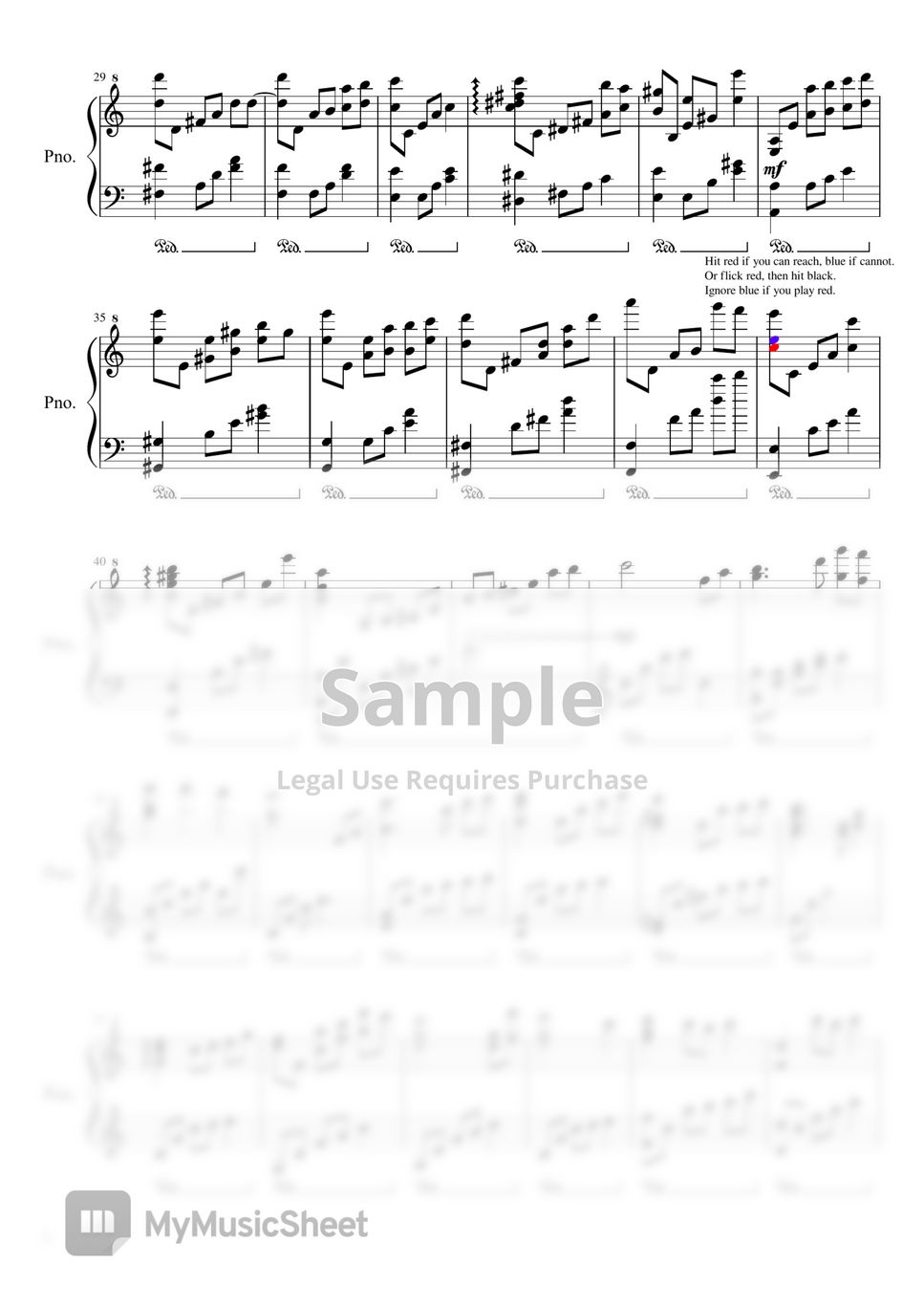 Kouri - Memory (Ib Title OST) 악보 by Aoryn (MyReminiscence)