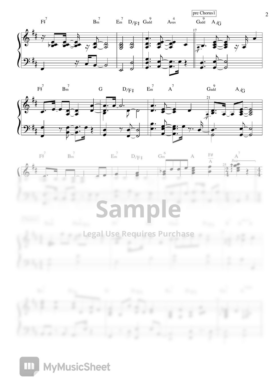 Welove After The Dark Days 어둔 날 다 지나고 Sheets By Harpiano