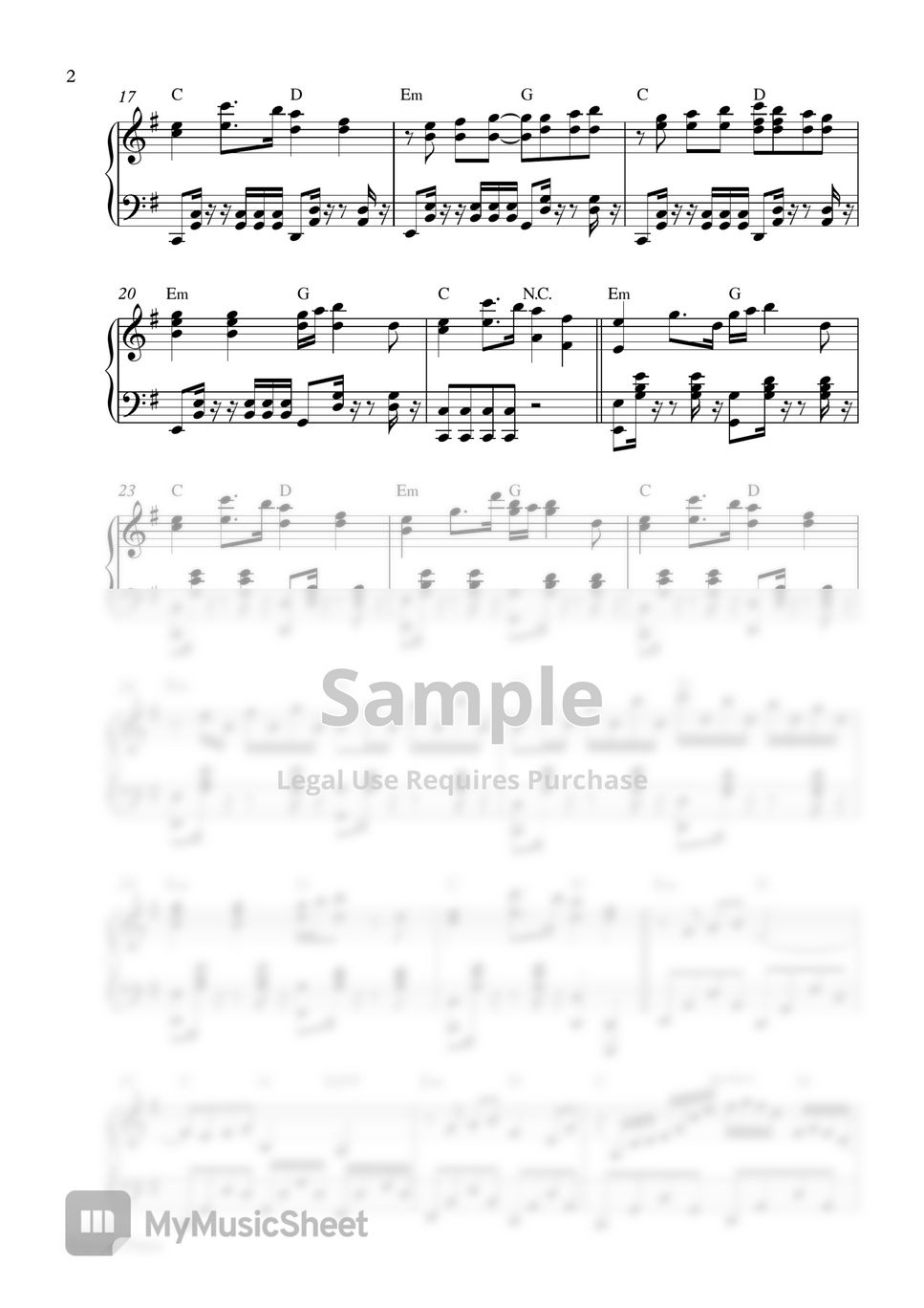 Alan Walker - Darkside (Piano Sheet) Sheet Music by Pianella Piano