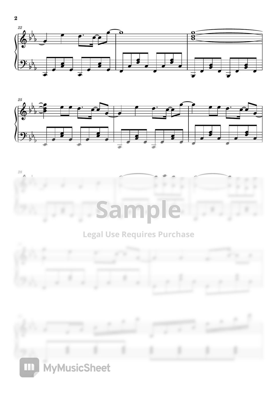 Beach House - Space Song Sheet Music by Piano Go Life