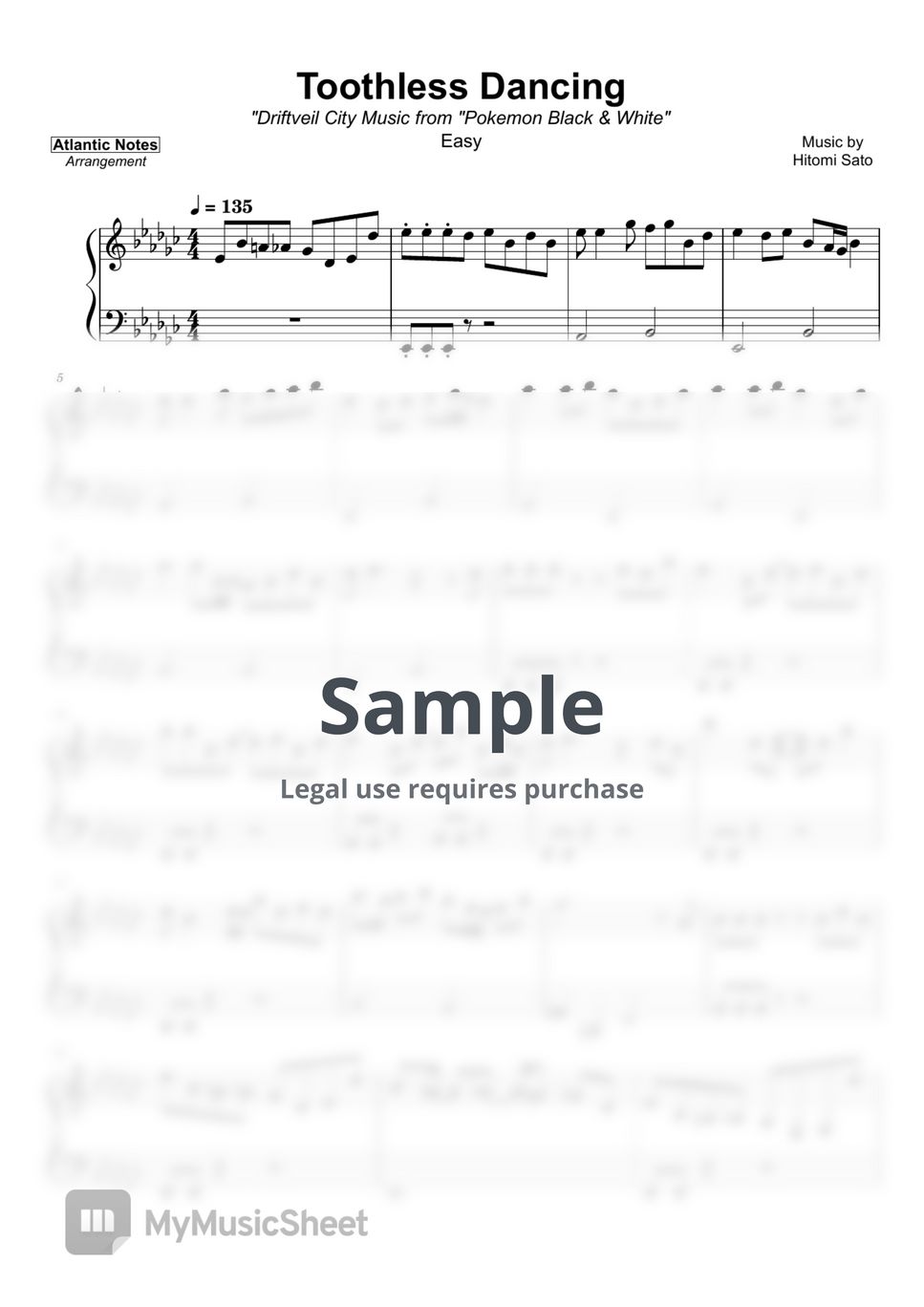 Hitomi Sato - Toothless Dancing (Driftveil City from Pokémon Black ...