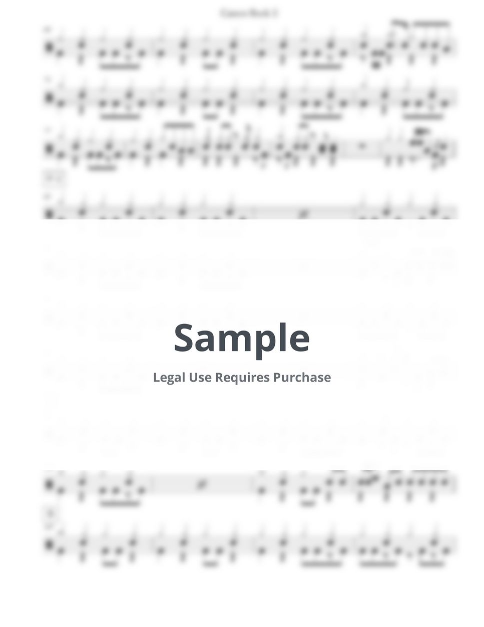 Jerry C - Canon Rock 악보 by Arkadia Drums