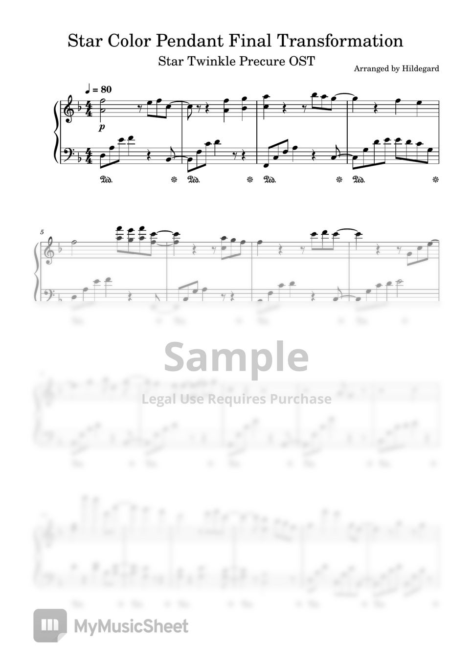 Star Twinkle Precure Final Transformation - Star Color Pendant ~Color ...