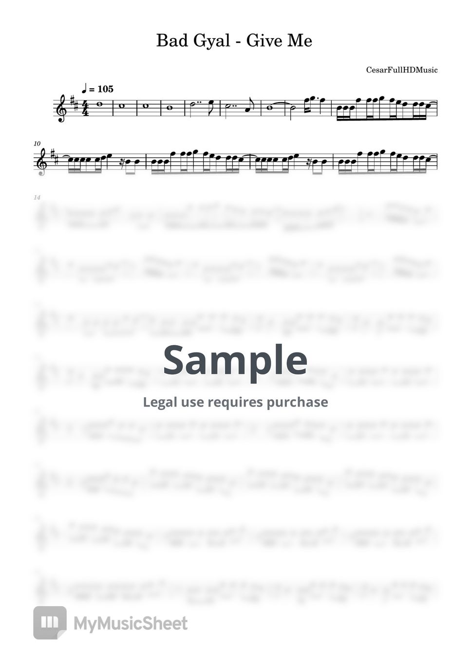 Bad Gyal - Give Me Sheets