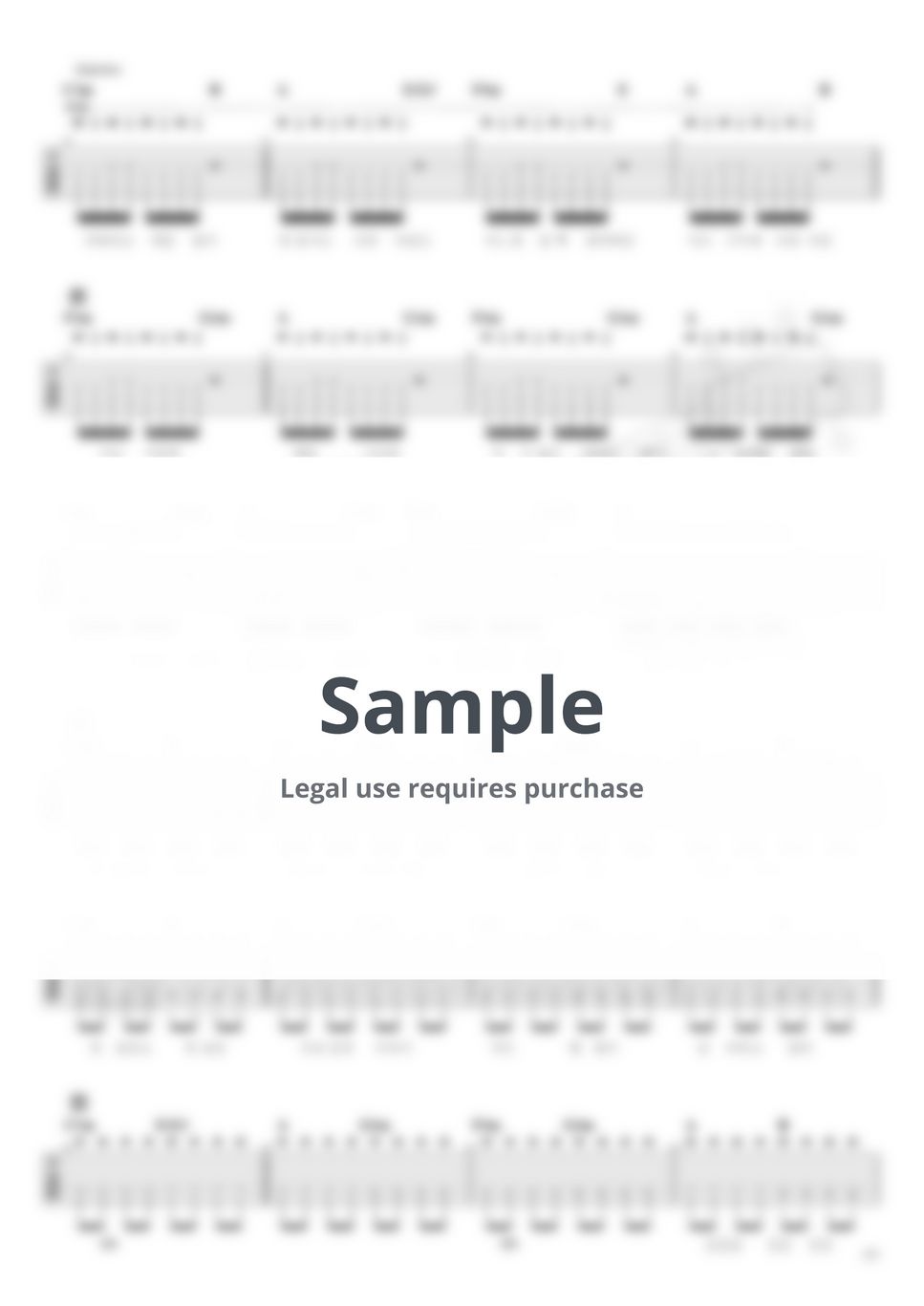 Dragon Pony(드레곤 포니) - 『Deneb』(데네브) (guitar cover) Partitur by jeyoung yu