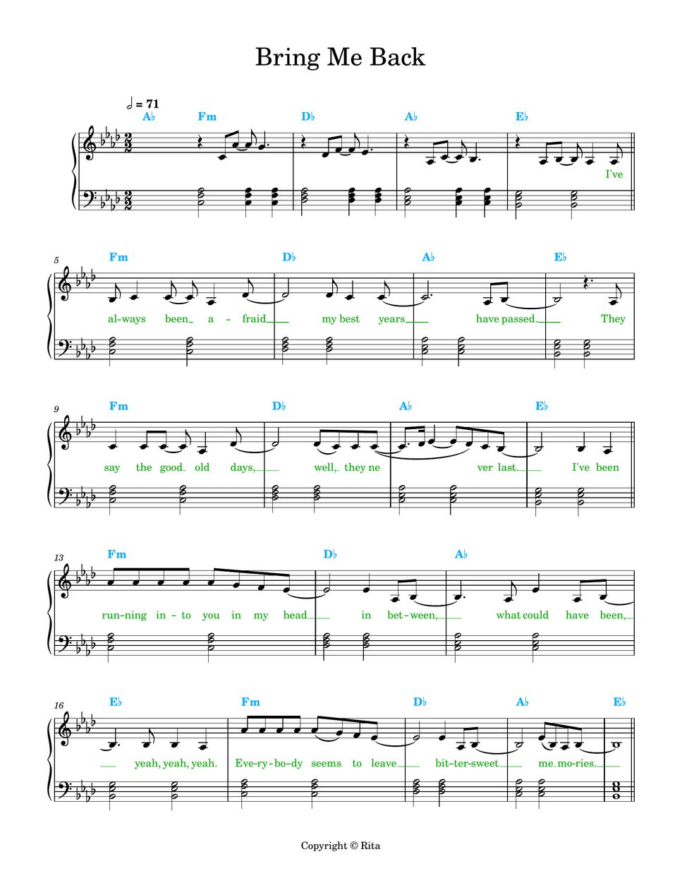 Miles Away - Bring Me Back featuring Claire Ridgely (Lyrics, chords ...