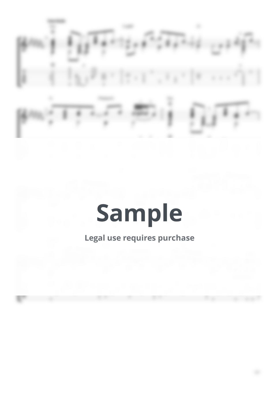 Eir Aoi - Memoria (Fate/Zero ED) Tab + 1staff by Eddie van der Meer