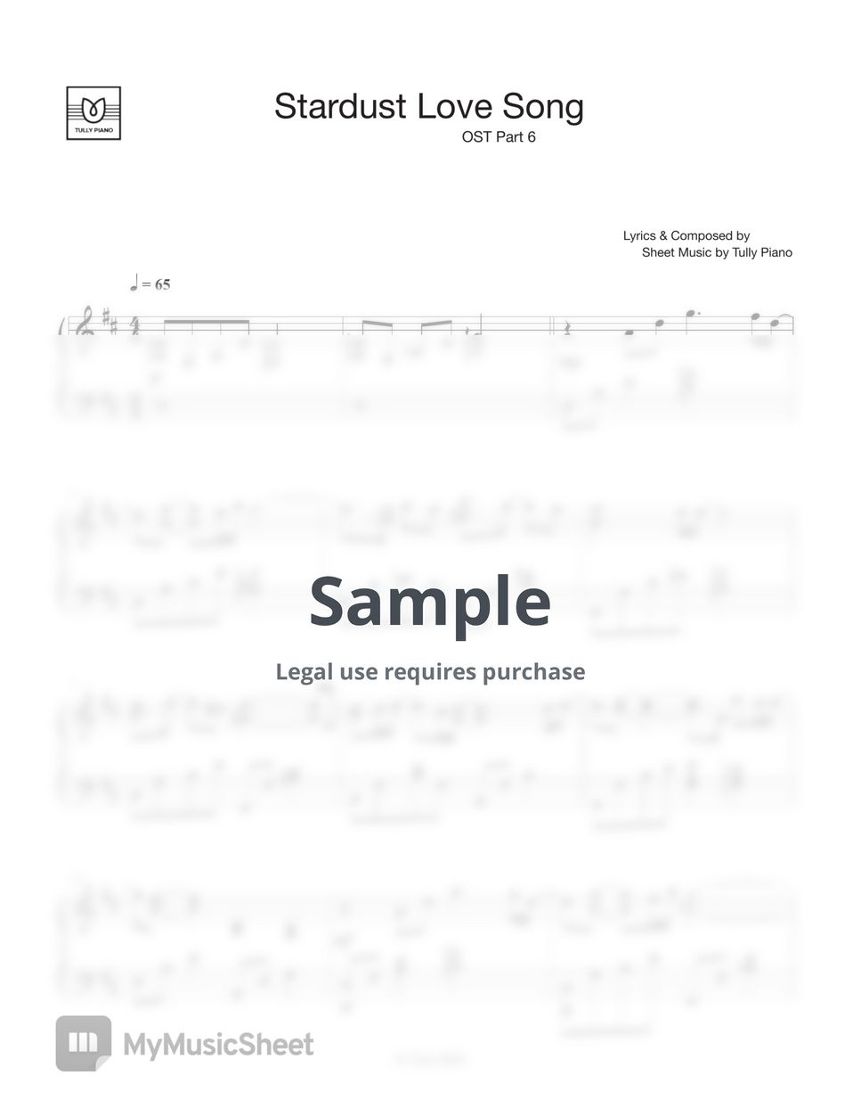 Twenty Five Twenty One OST. - JIHYO (TWICE) _ Stardust Love Song نوتة ...