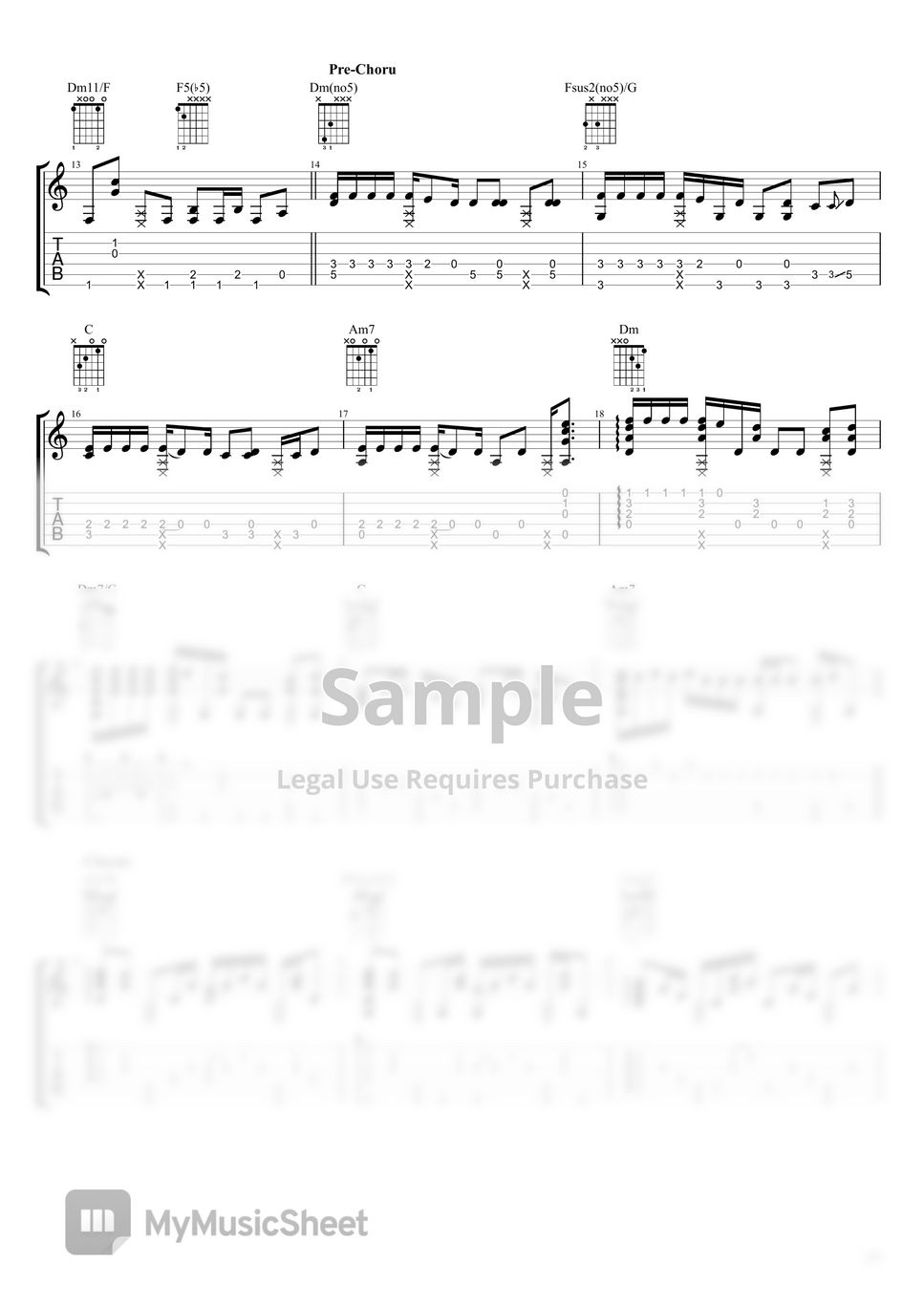 ROSÉ | Fingerstyle Guitar - GONE Acoustic Guitar TAB PDF | Kenneth ...