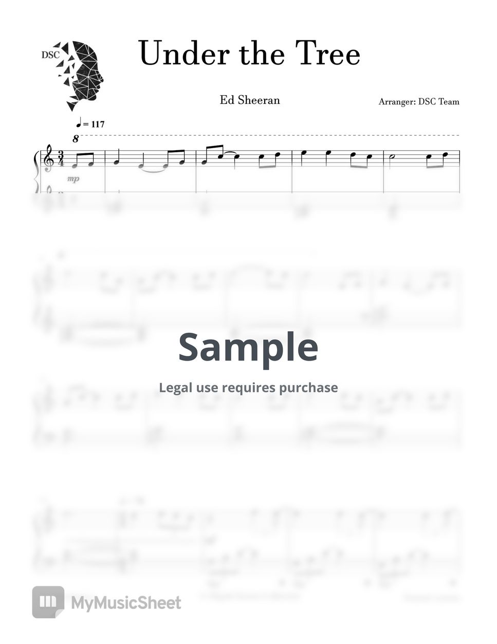 Ed Sheeran - Under the Tree (from “That Christmas”) Sheets by Digital ...