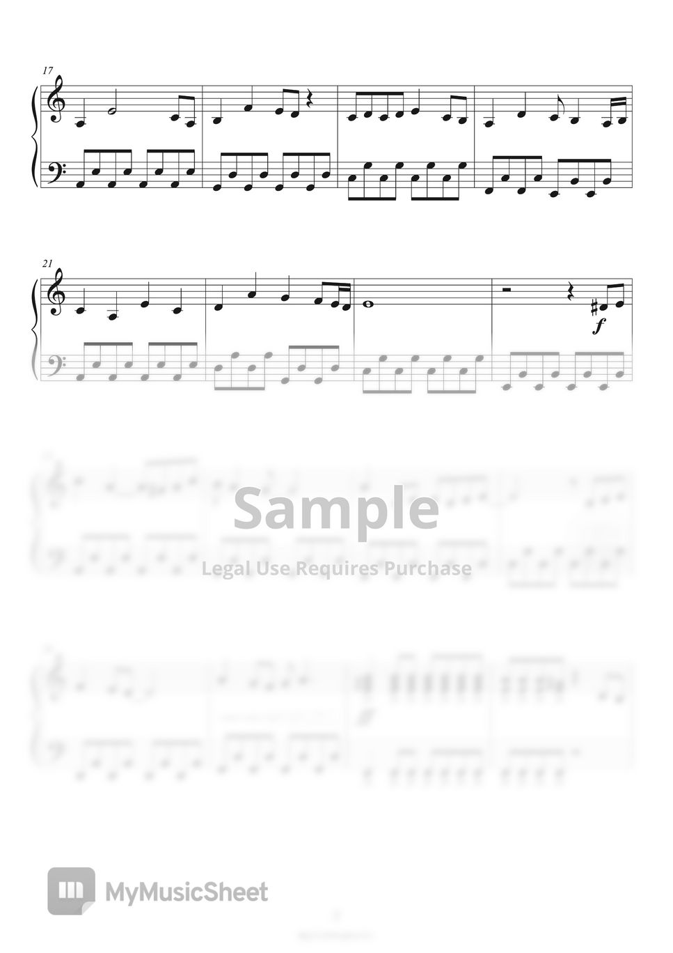 Katsuo Ōno - Detective Conan Theme Sheet Music by Qin Zheng