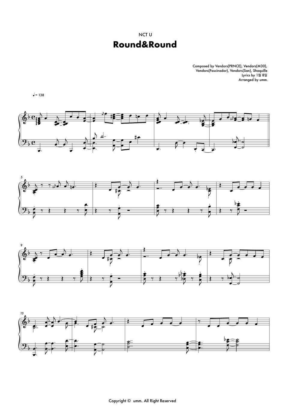 NCT U - Round&Round Sheets by umm.