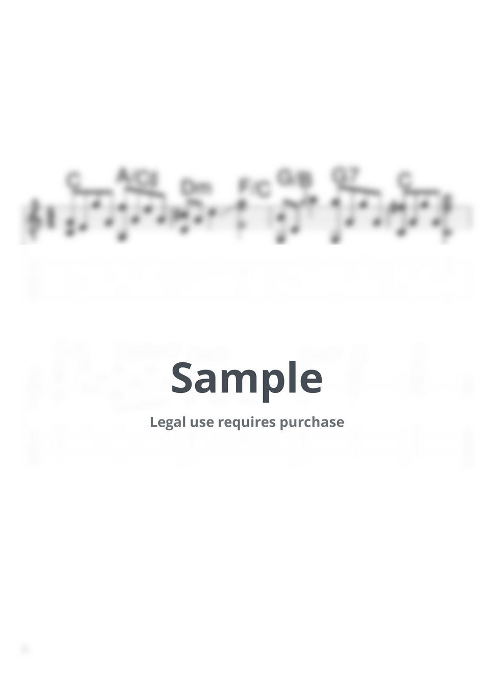 Walt Disney - Walt Disney INTRO (Guitar Solo) TAB + 1staff by Park ChaNyle