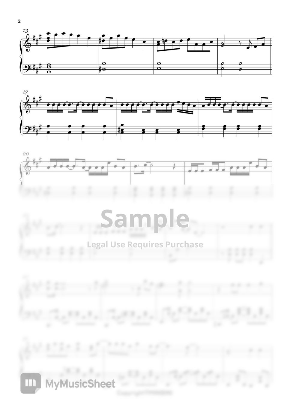 DAY6 (데이식스) - You make Me (Hard Version) Sheet Music by MINIBINI