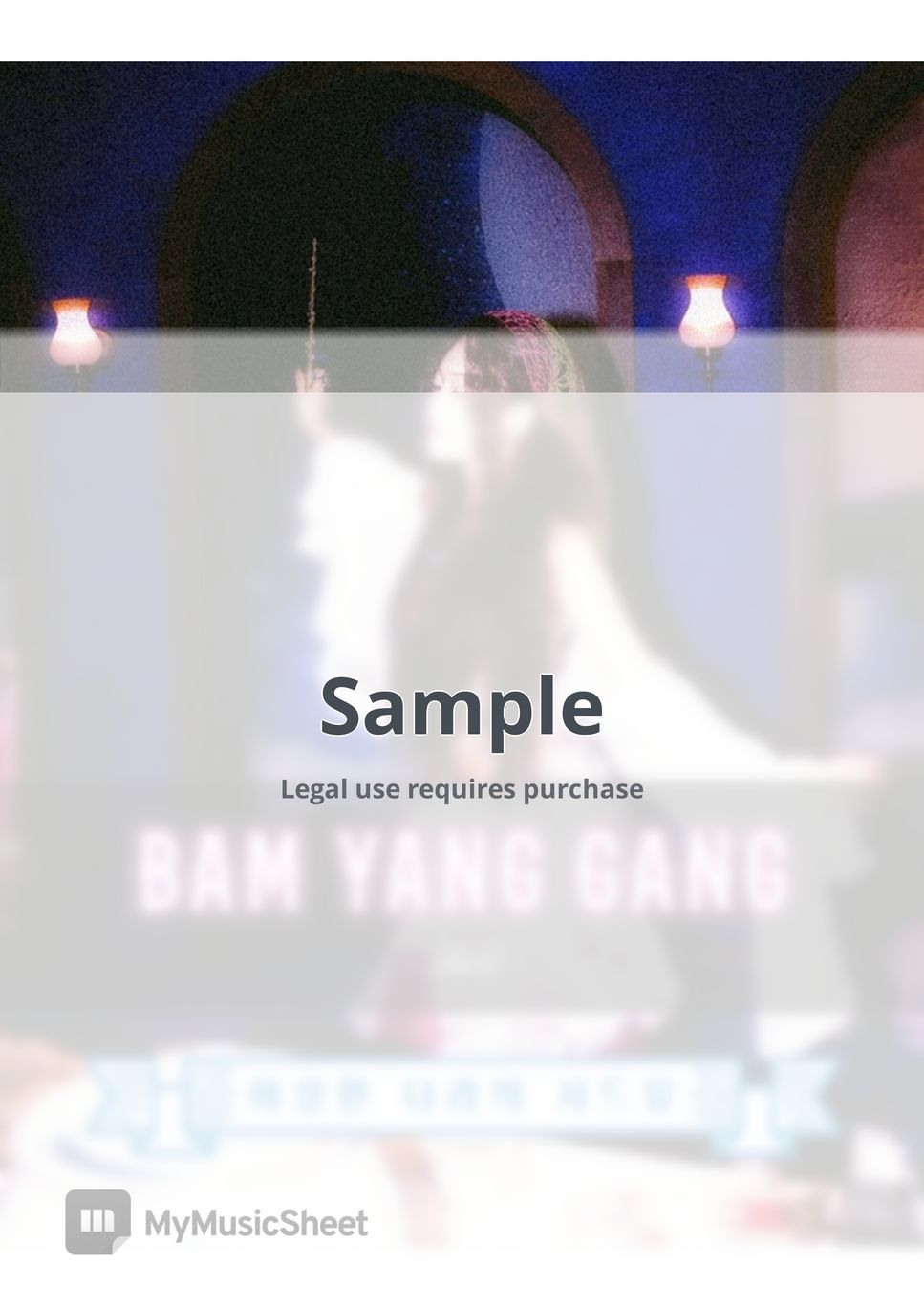 BIBI - Bam yang gang Sheets by Moonlight garden