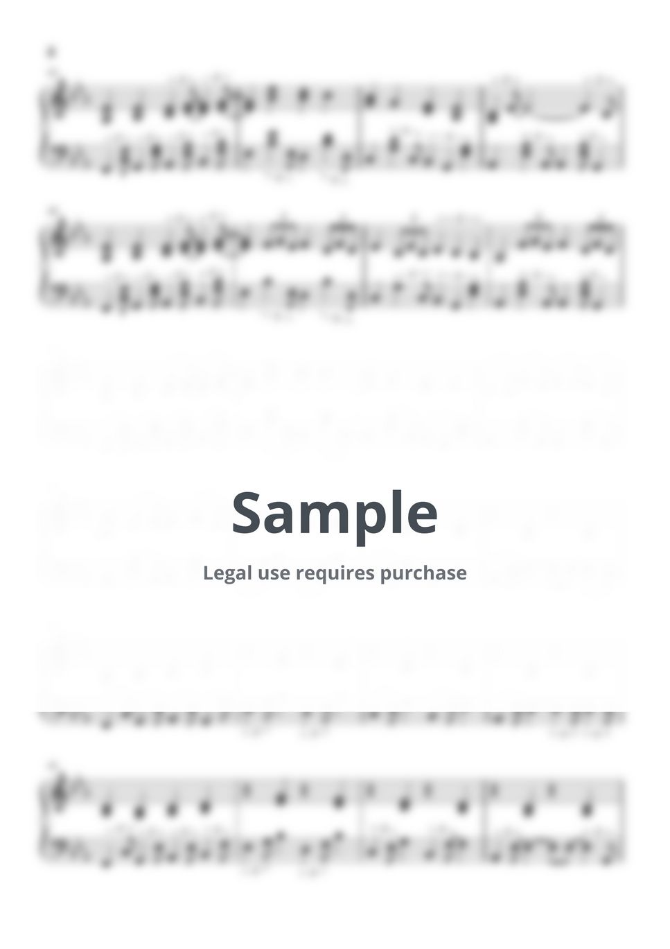 Tjuvjakt & Fanny Avonne - Tusen spänn Sheet Music by TheddyKeys