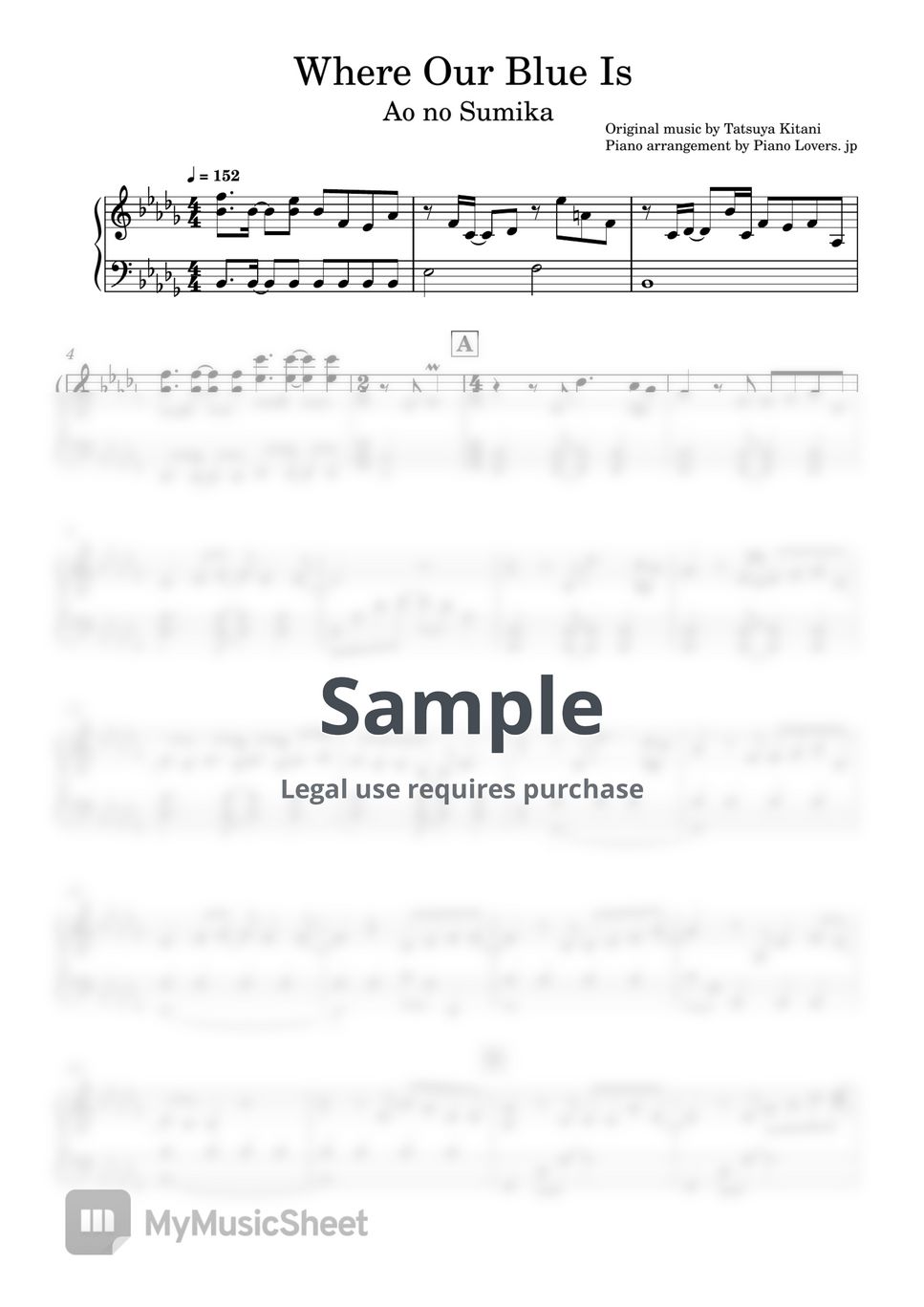 Tatsuya Kitani - Ao no Sumika(Live in Blue / Where Our Blue Is ...