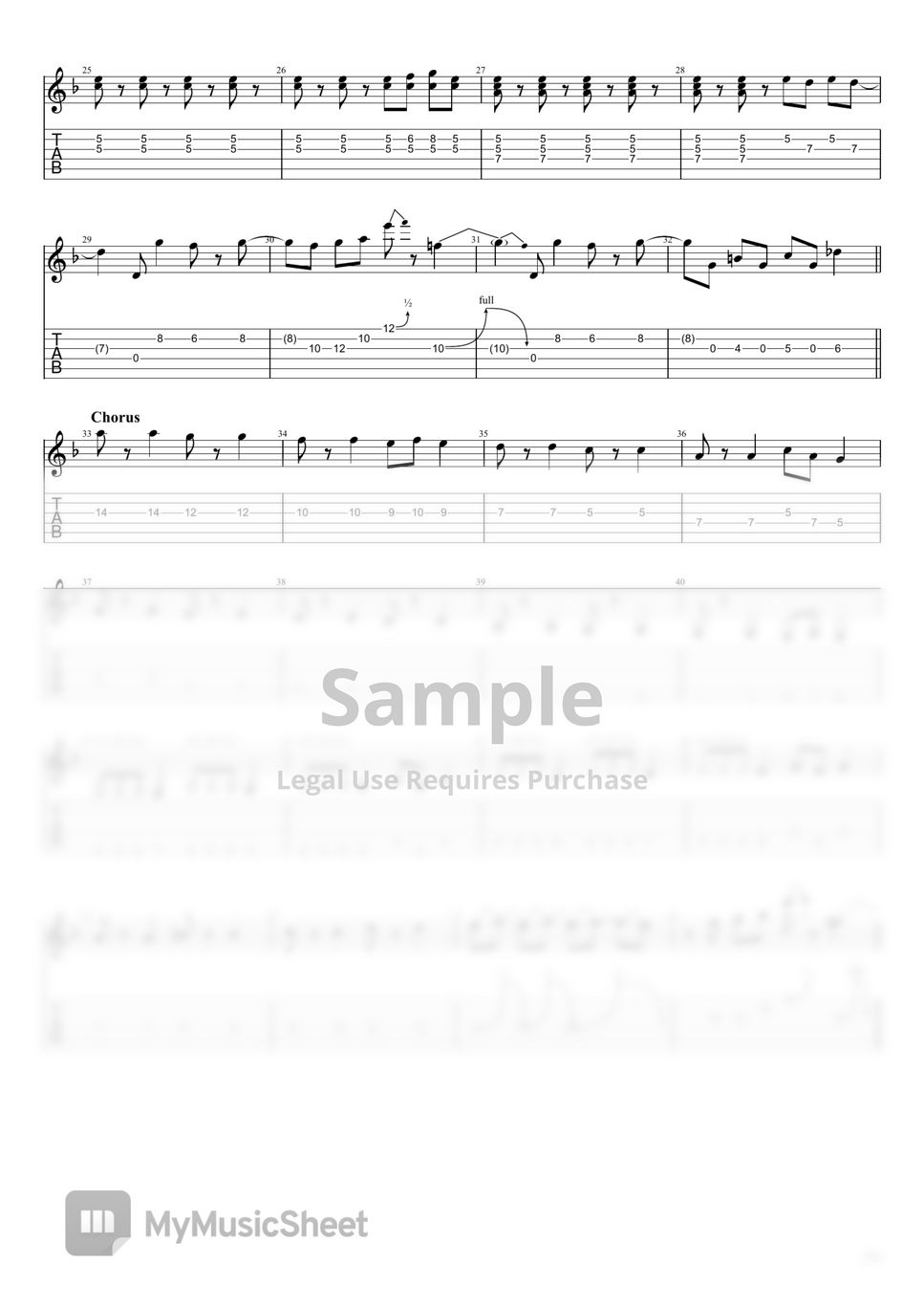 Radiohead - Electioneering Sheet Music by DCGuitar