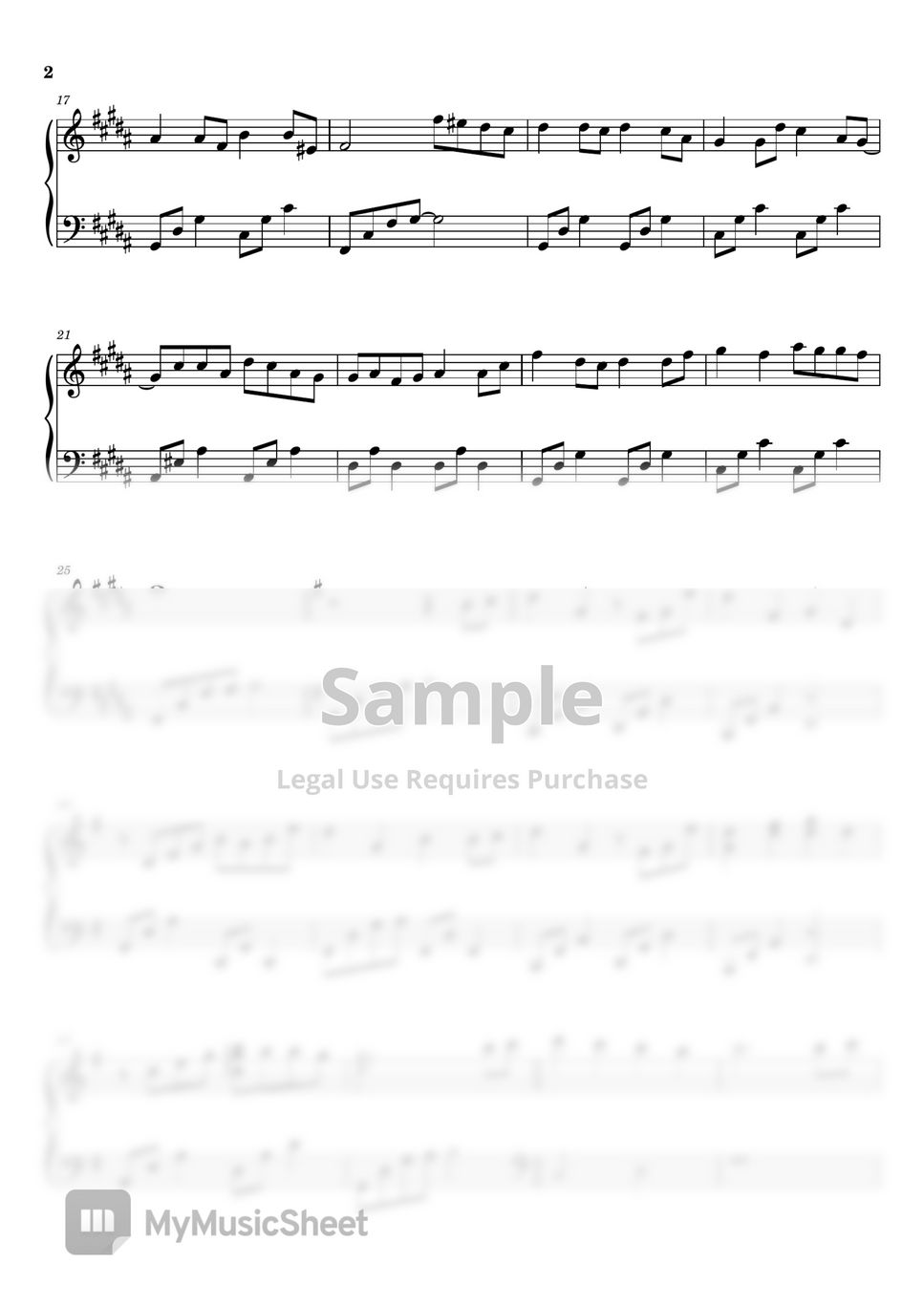 세레노 (Sereno) - Warm, Winter's Greetings (따뜻한, 그 겨울의 인사) (Sheet Music, MIDI,) Sheets by sayu