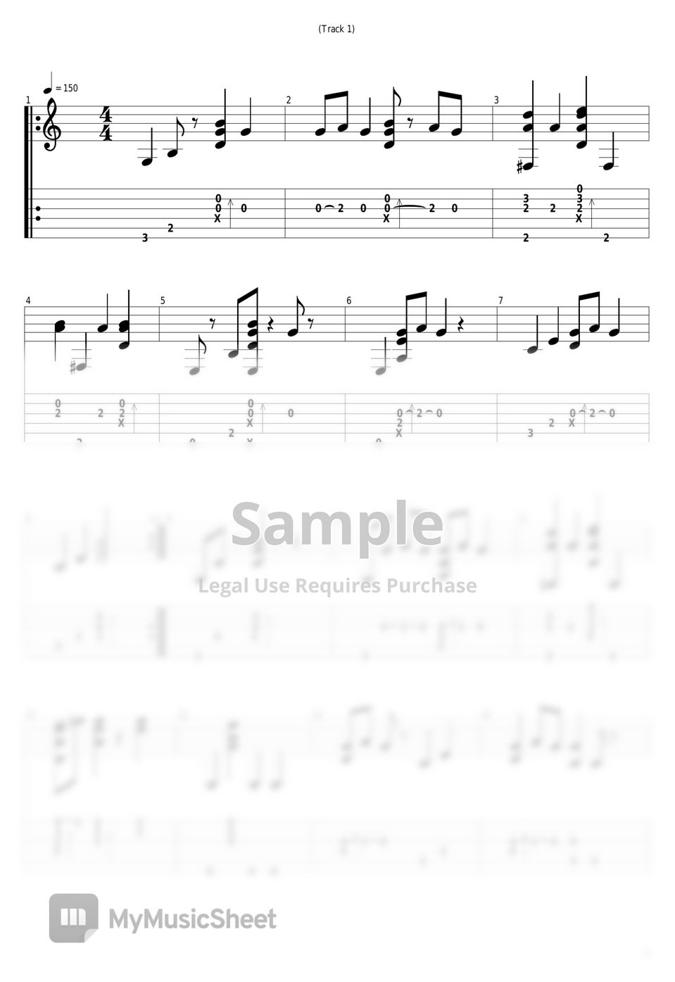 blackpink - hope not (tabs) Sheet Music by lenie perez